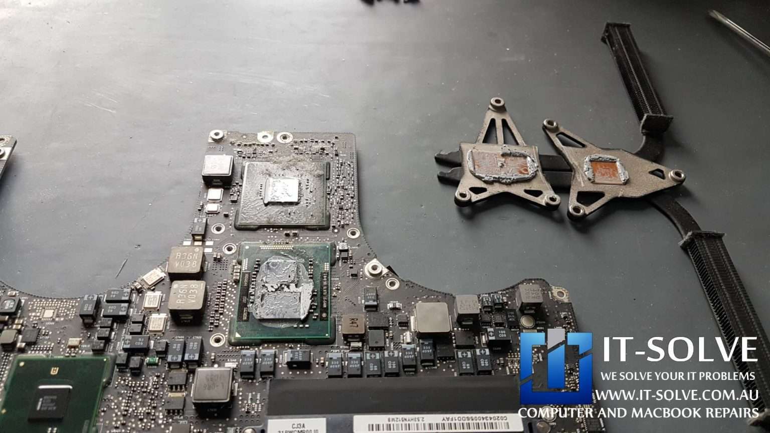 17" Macbook Pro coffee damaged keyboard replacement | IT-Solve Repairs