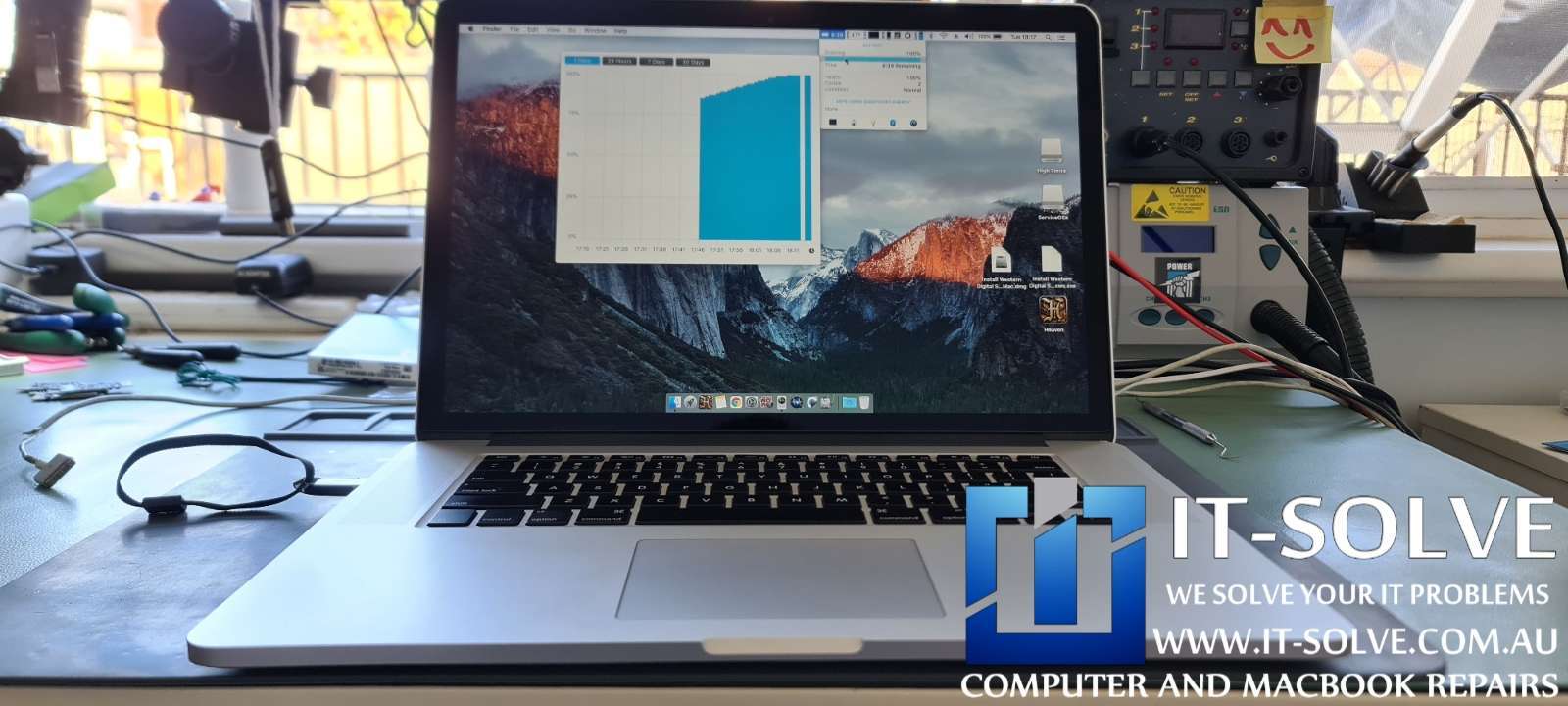 A1398 Macbook Battery Replacement - Expanded Battery Cells | IT-Solve ...