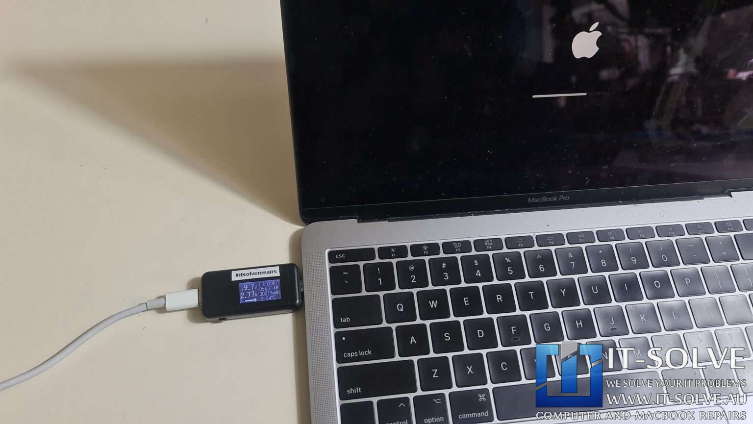 A1708 2017 Macbook Pro Not Turning on due to breadcrumb corrosion | IT-Solve Repairs